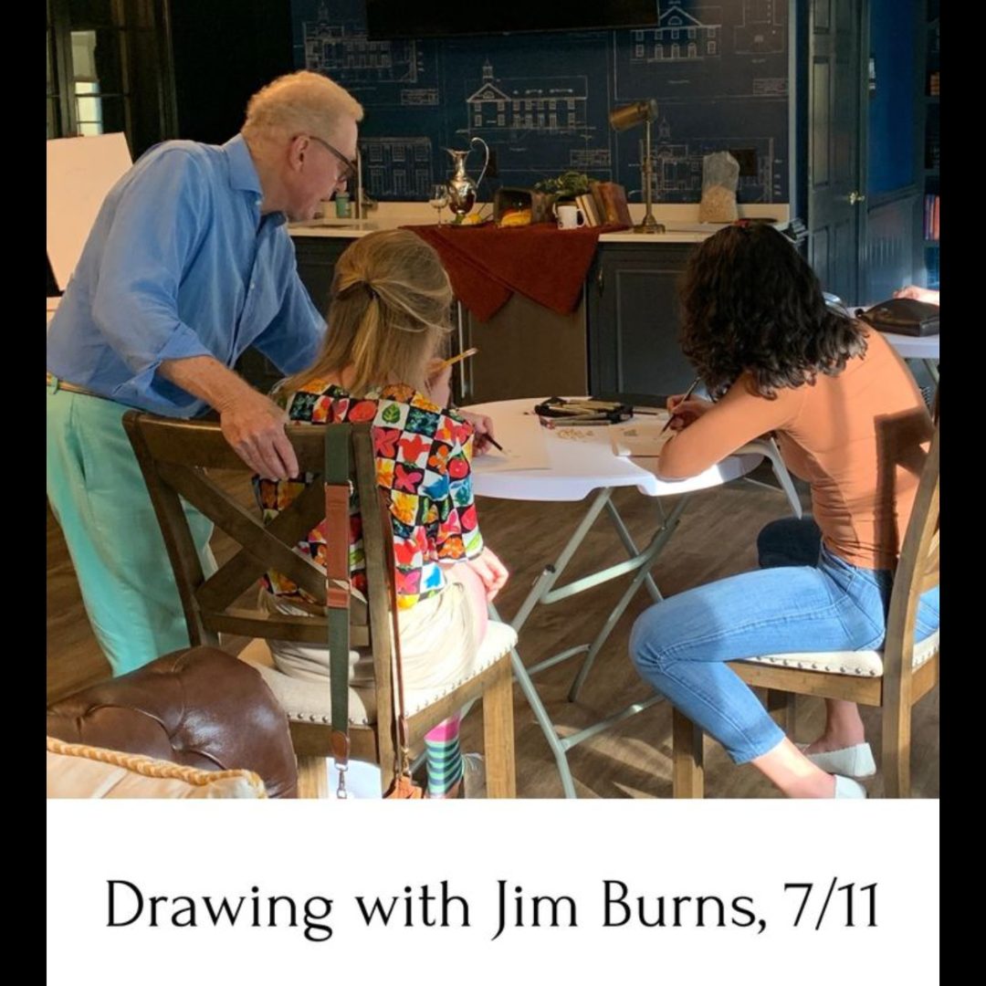 Drawing with Jim Burns - Visit Middleburg Virginia