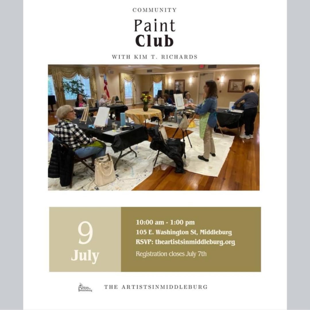 Community Paint Club - Visit Middleburg Virginia