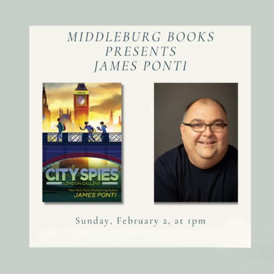 Middleburg Books Presents Author James Ponti - Visit Middleburg Virginia