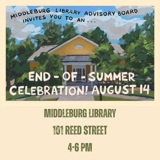 Middleburg Library Advisory Board Community Party - Visit Middleburg ...
